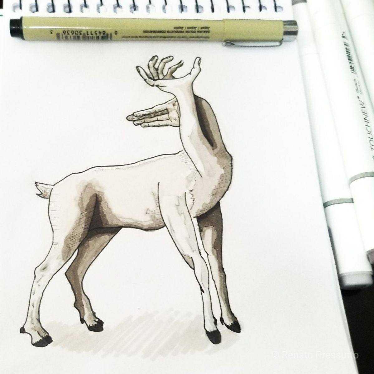 Tattoo uploaded by Renato Pressutto • Alce-mão • Tattoodo