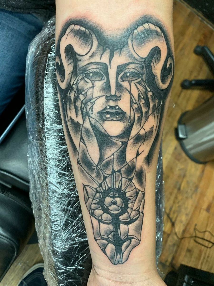 Tattoo uploaded by Michael Martinez • A ghostemane inspired piece, done ...