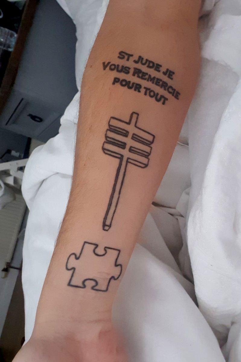 Tattoo uploaded by Matthew Watters • 3 diffrent tattoos, 1. Puzzle ...