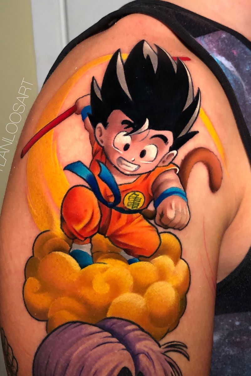 Tattoo uploaded by Dylan Loos • Kid Goku • Tattoodo