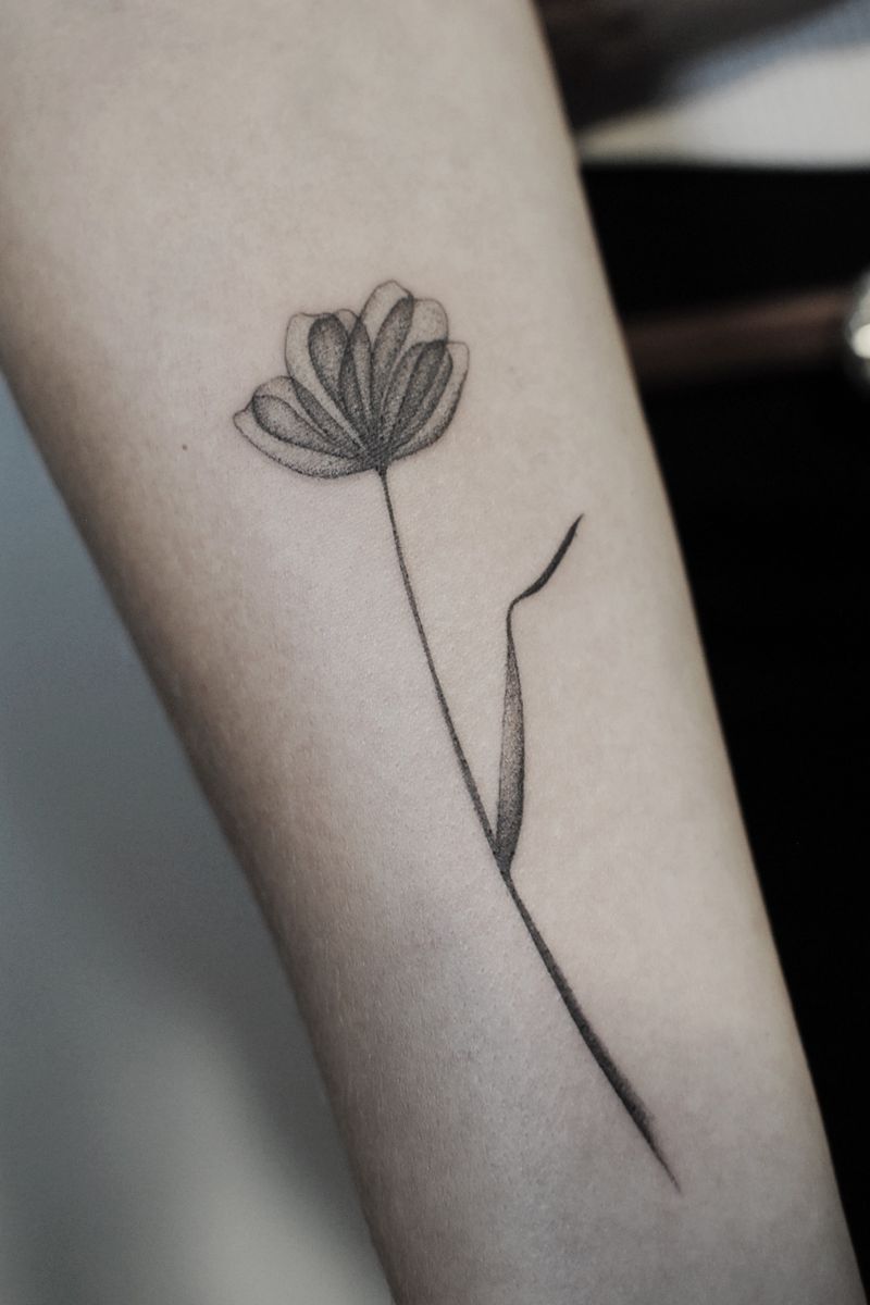 Tattoo uploaded by Bessie lou • Translucent Flower • Tattoodo