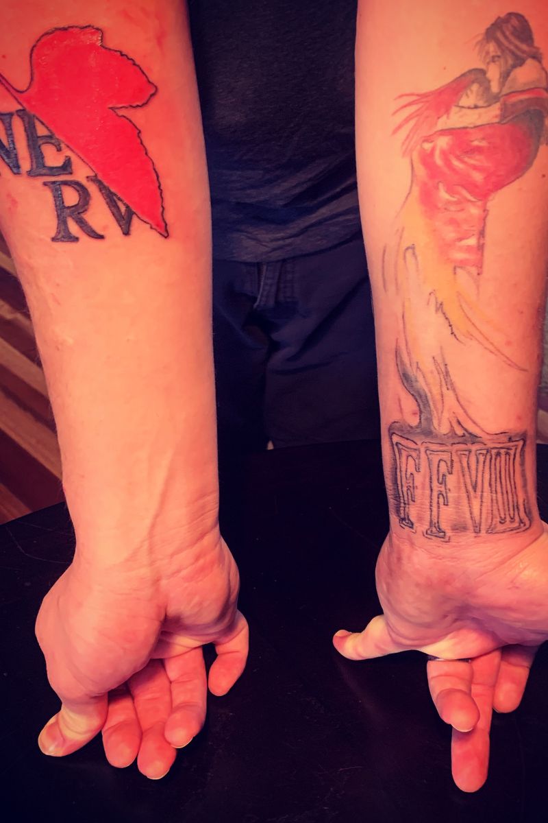 Tattoo uploaded by Quinton Hastings • Final fantasy anime • Tattoodo