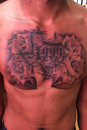 Tattoo uploaded by Pharoah {fair.roh} • Texas rose that grew from ...