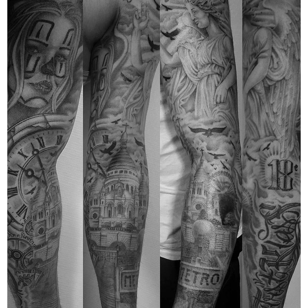 Urban Tattoo Sleeve Designs