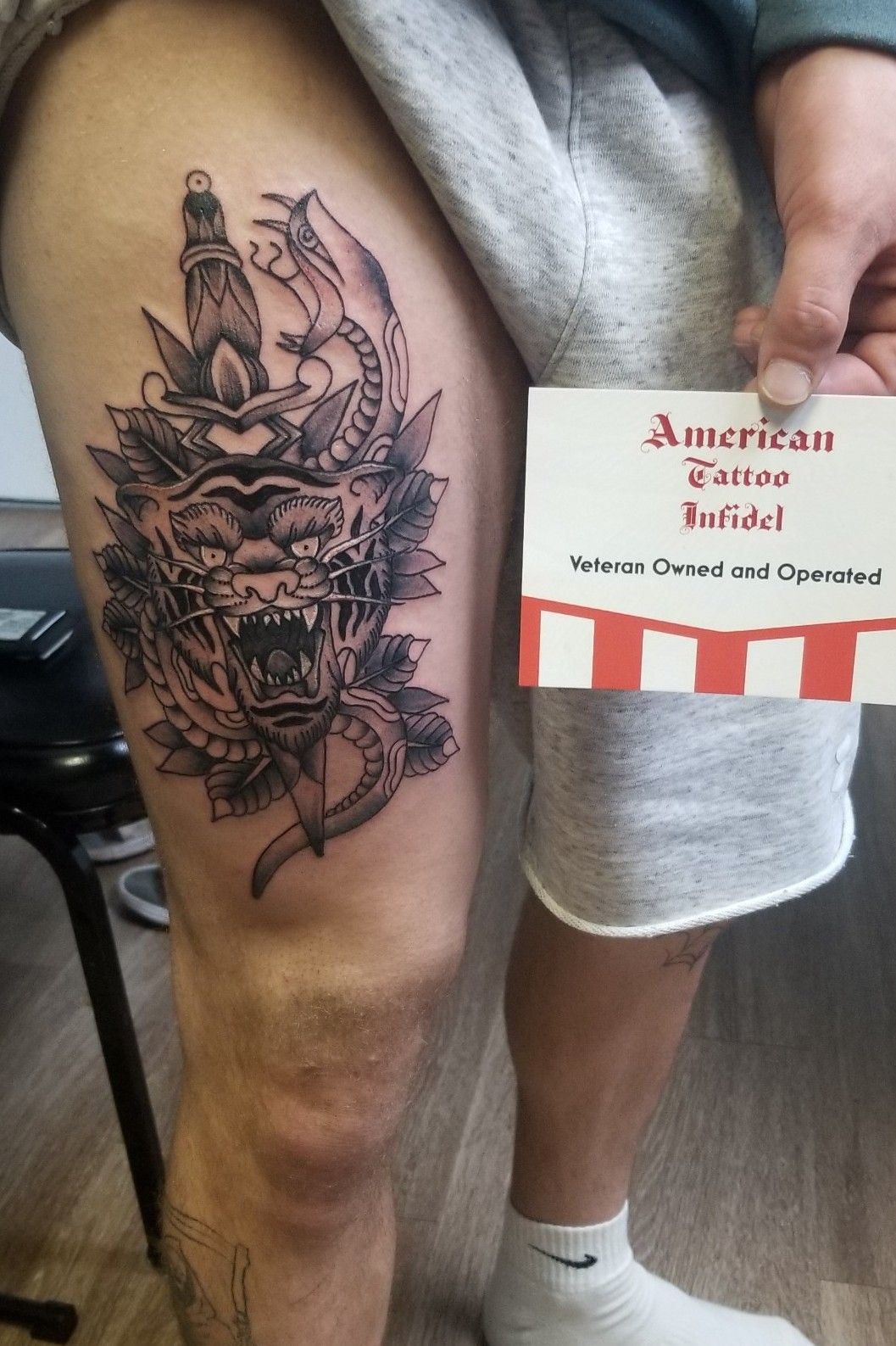 Tattoo uploaded by American Infidel Tattoo • Tattoodo