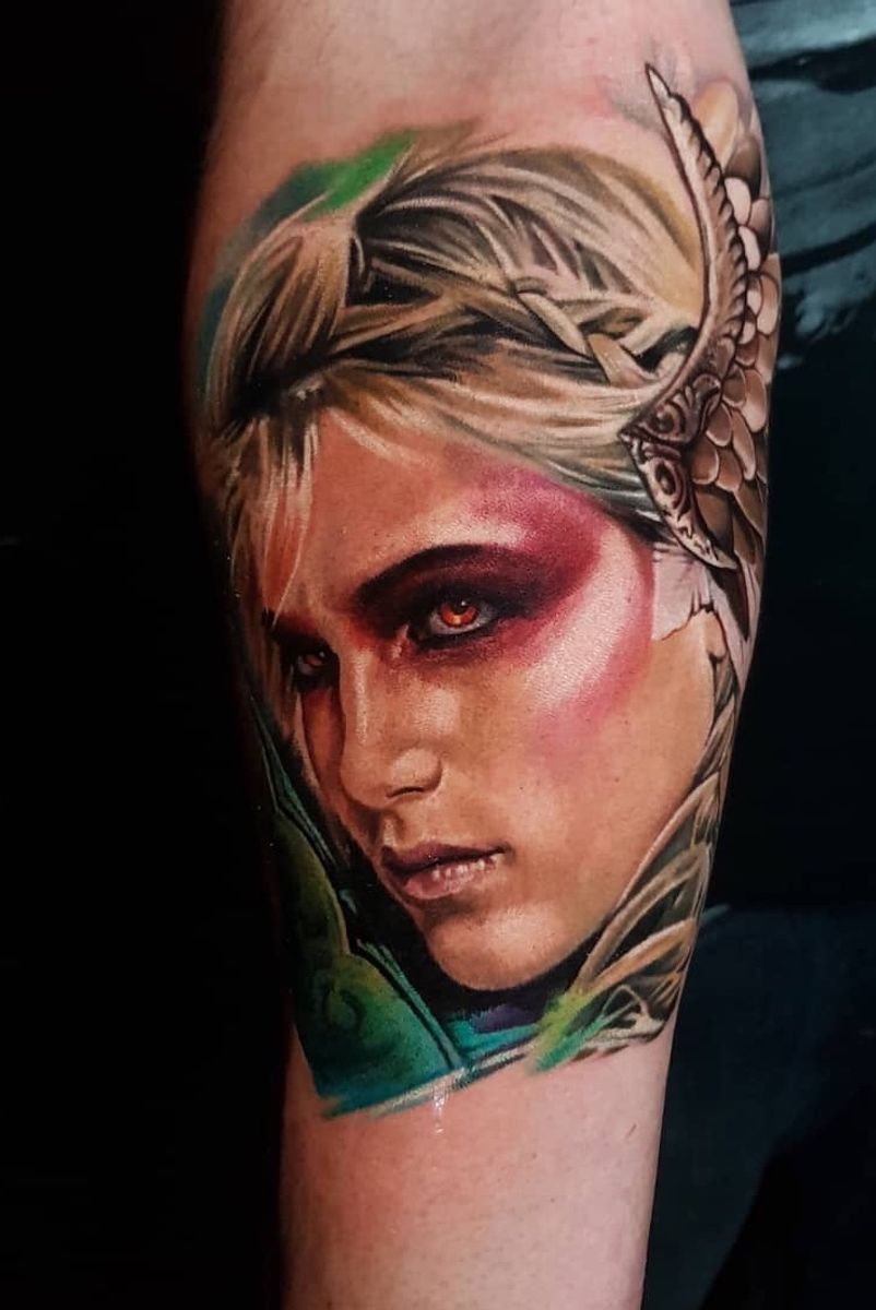 Tattoo uploaded by Amy Edwards • Work in progress on this Freya piece ...