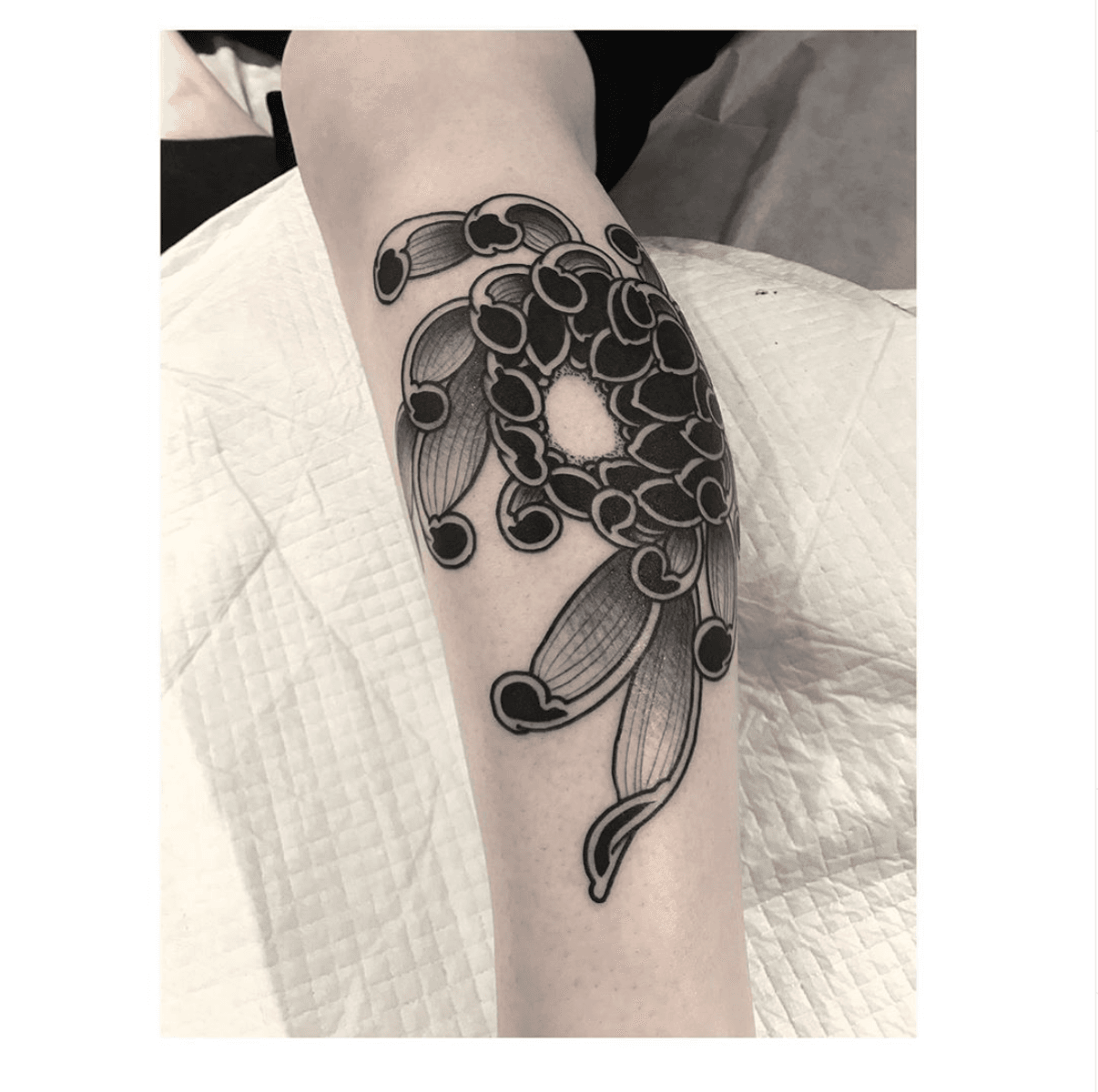 Tattoo uploaded by Lupo Horiokami • KIKU FLOWER done at ...
