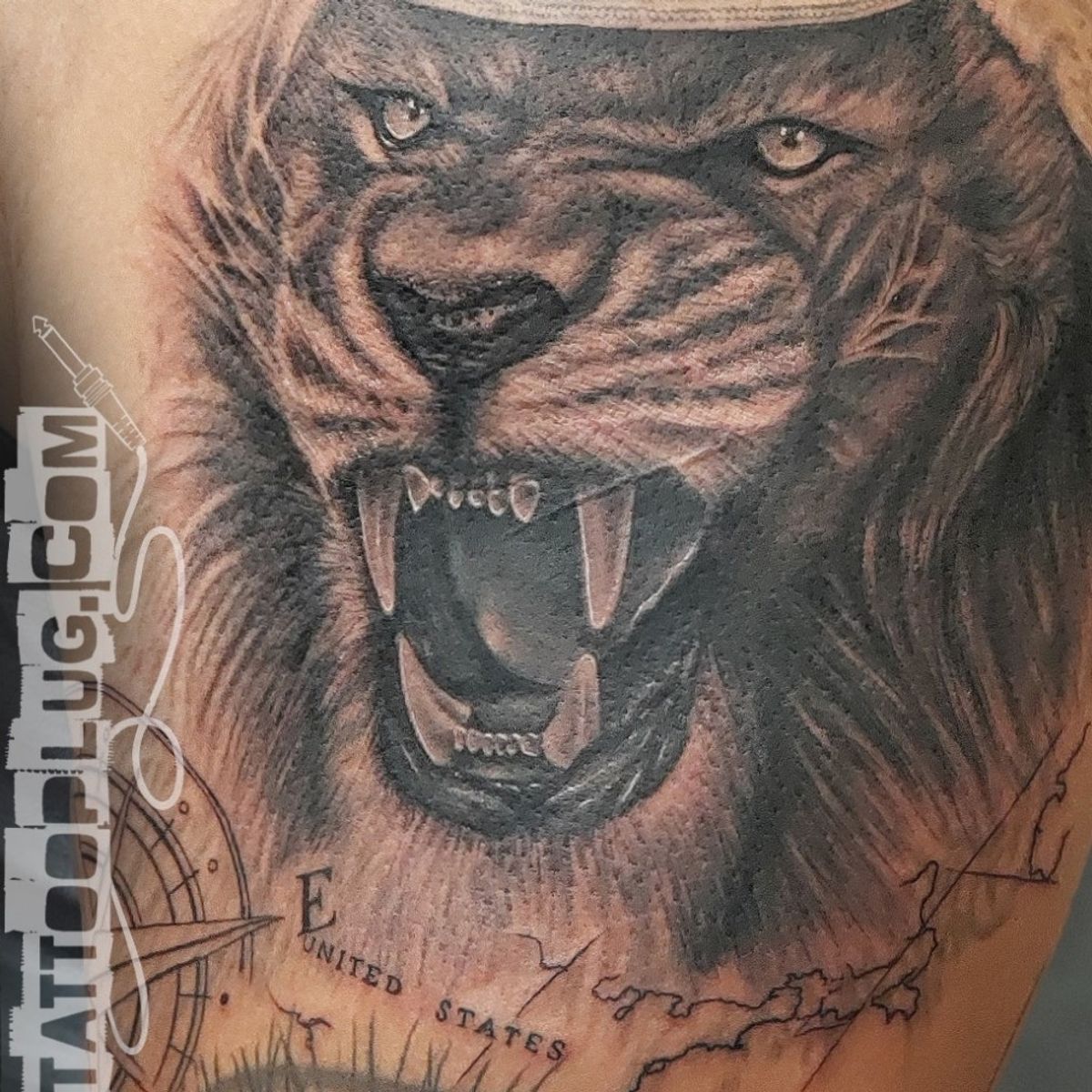 Tattoo uploaded by Justine Albano • Realistic Lion Tattoo • Tattoodo