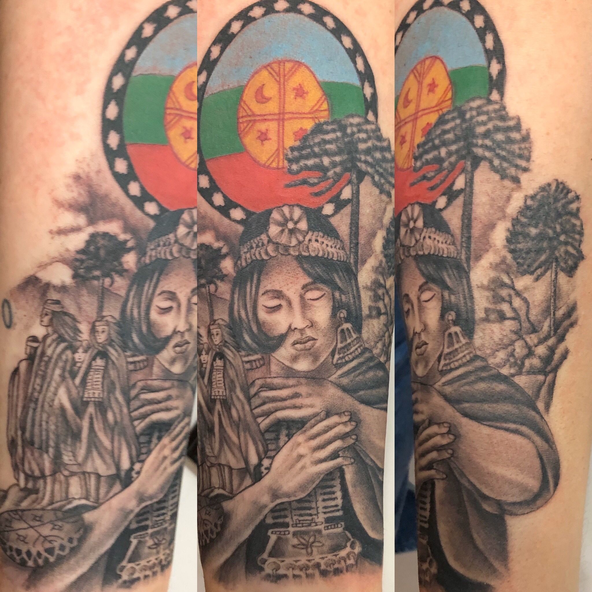 Mapuche Indian Tattoos Jonathan Sosa | JsosaTattoo | Mapuche Indian