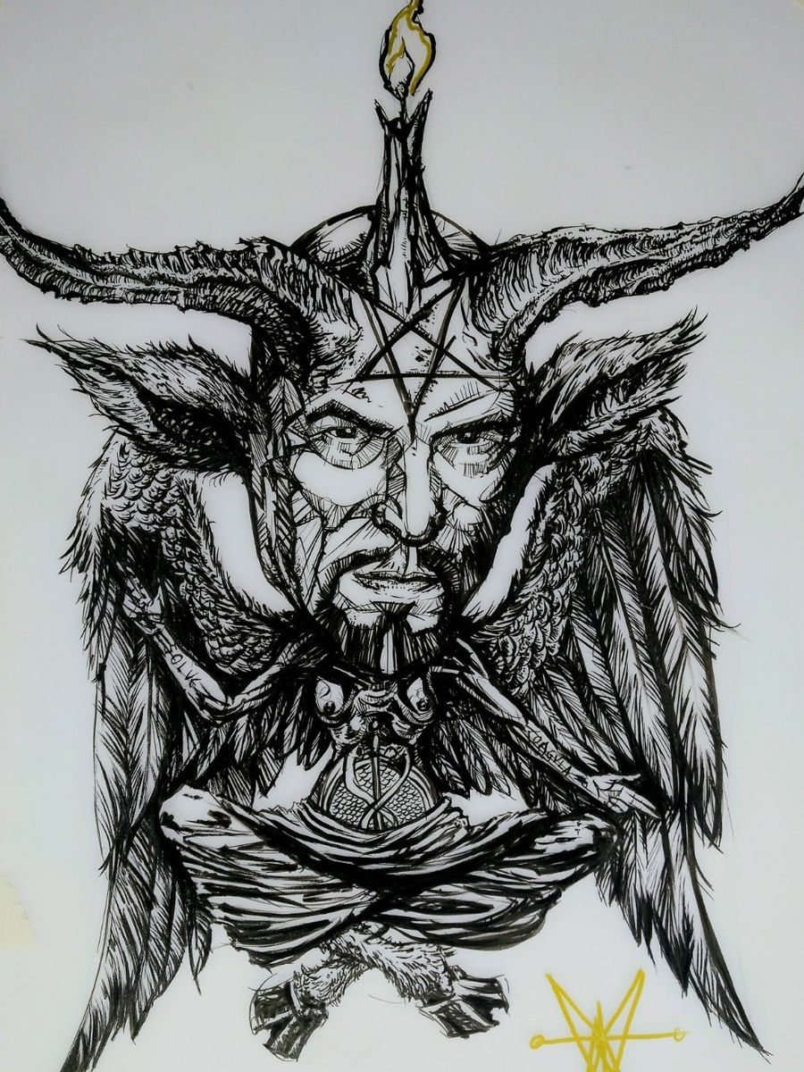 Tattoo uploaded by MAMUT tattoo • Anton LaVey • Tattoodo