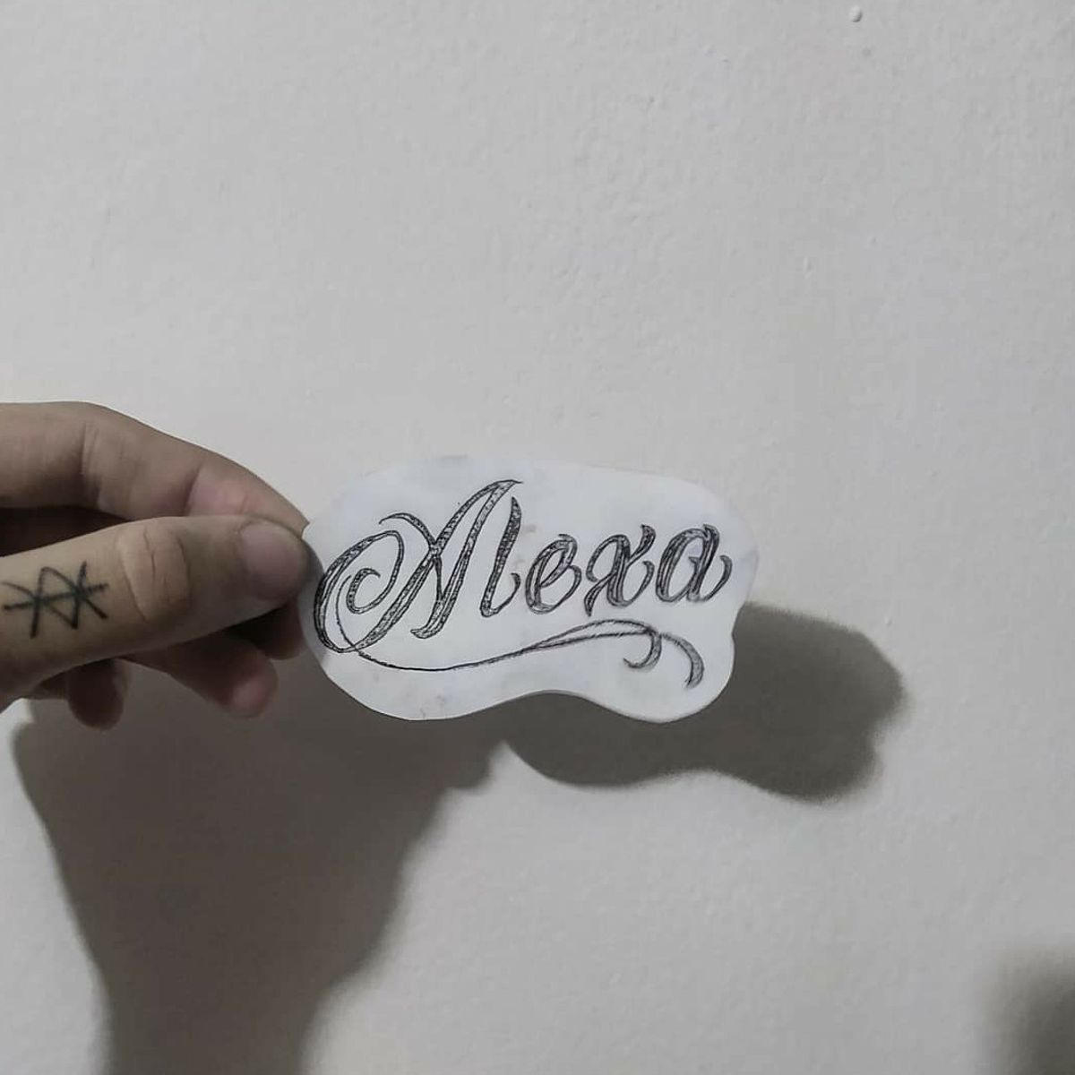 Tattoo uploaded by Luis Rivas • Diseño de Tatuaje Lettering "Alexa ...