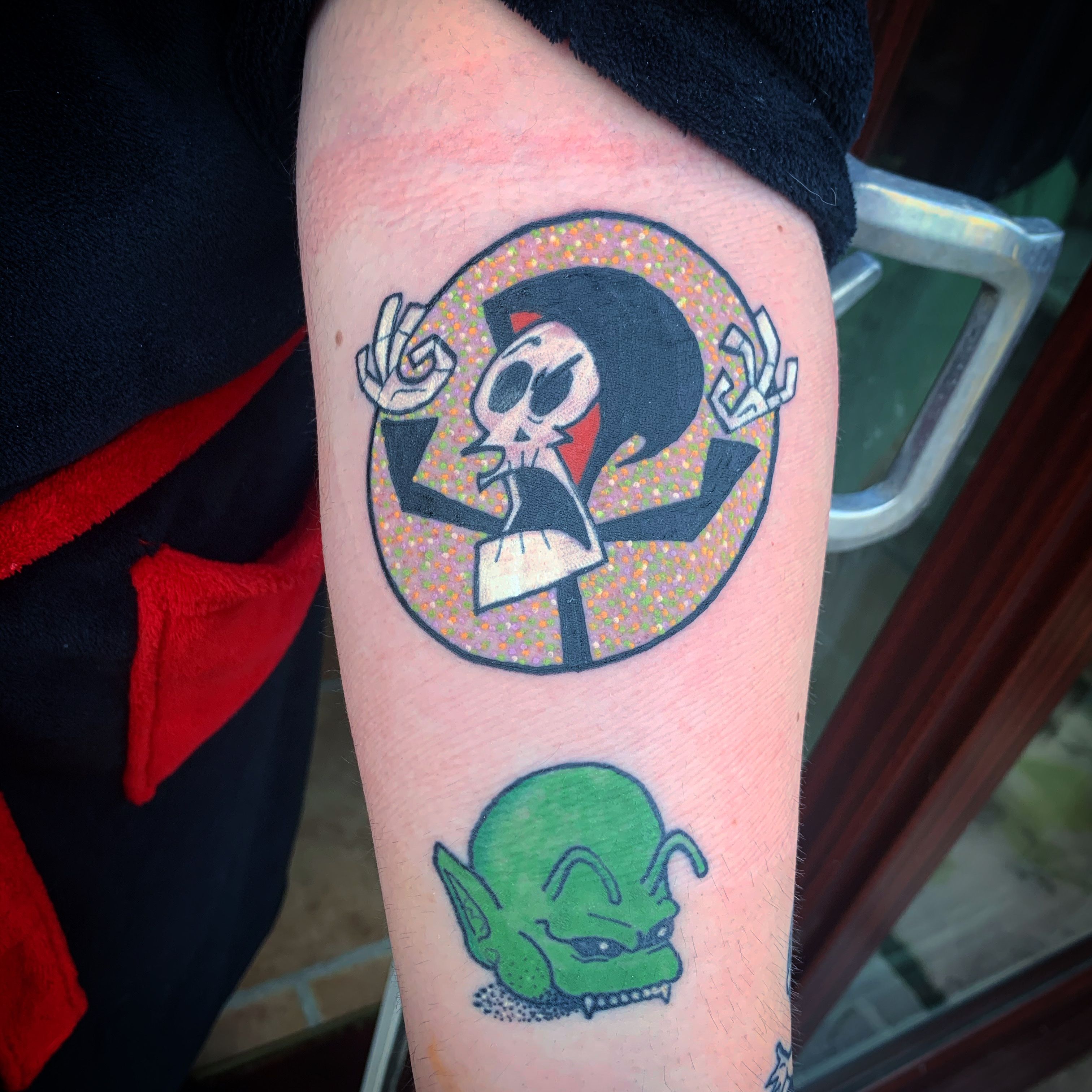 Grim adventures of billy and mandy tattoo | Orangetattooshop.com