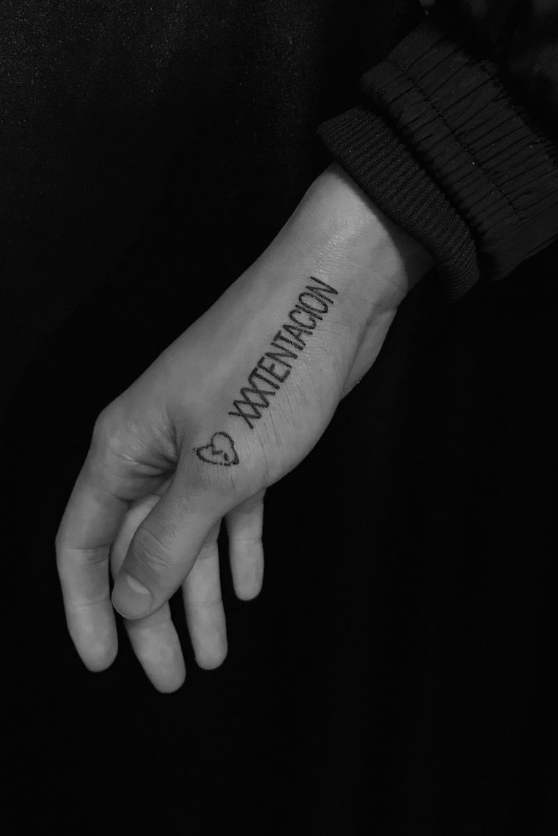 Tattoo uploaded by joinn • #xxxtentacion #lettering • Tattoodo