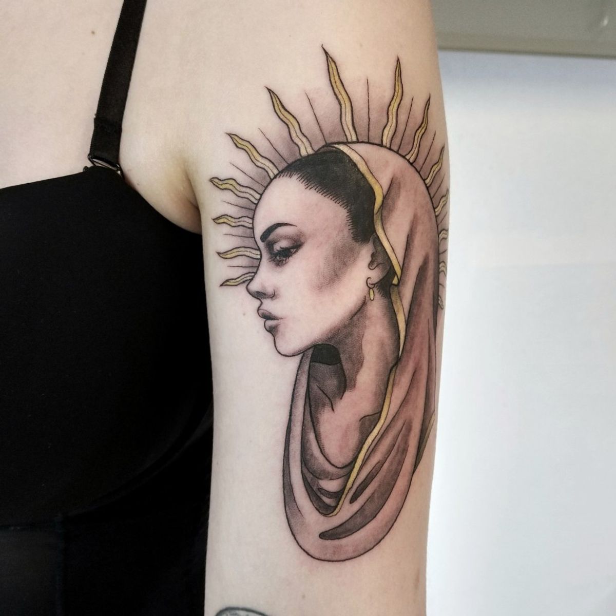 Tattoo uploaded by Sara MacGregor • Neo traditional Maria inspired ...
