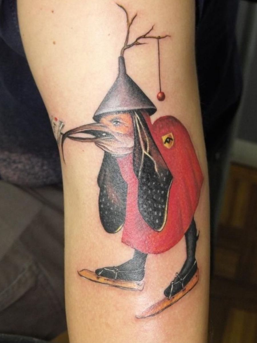 Tattoo uploaded by Brayden Falloon • Bird creature • Tattoodo