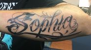19 Sophia Name Tattoo BayramDochaidh