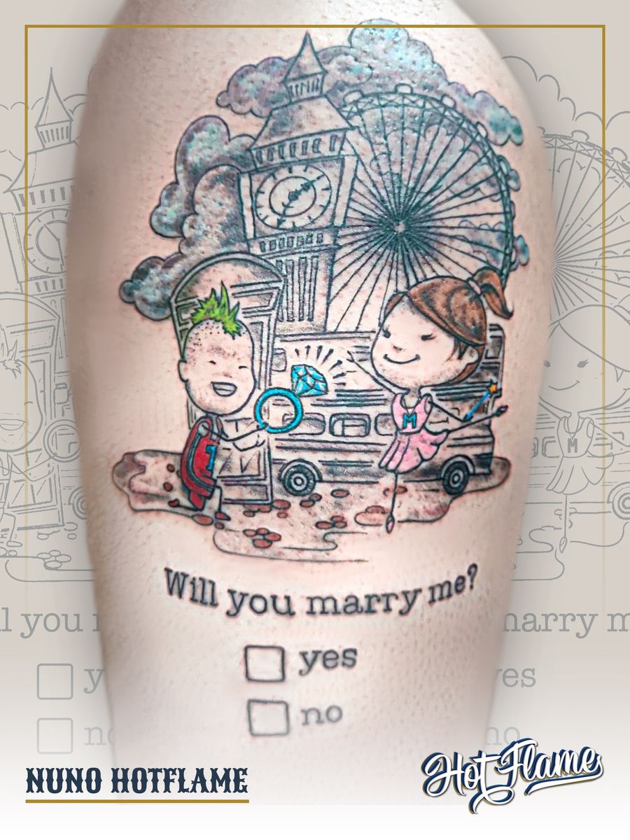 Tattoo uploaded by Hot Flame Tattoo • Proposal • Tattoodo