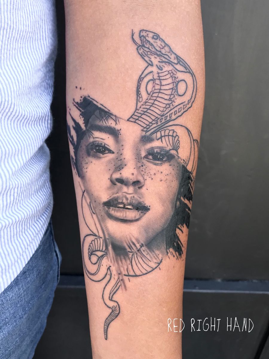 Tattoo uploaded by Red Right Hand Tattoos • POISON DAMSEL Best tattoo ...