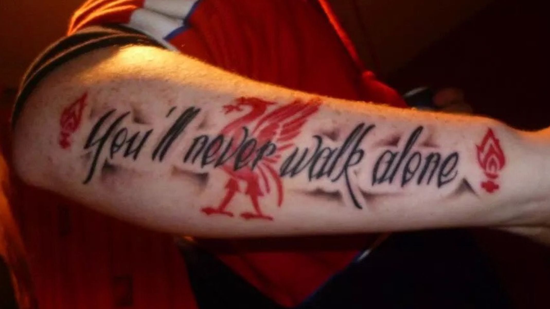 Tattoo uploaded by Kevin • Liverpool Fc tattoo done in magic ink custom ...