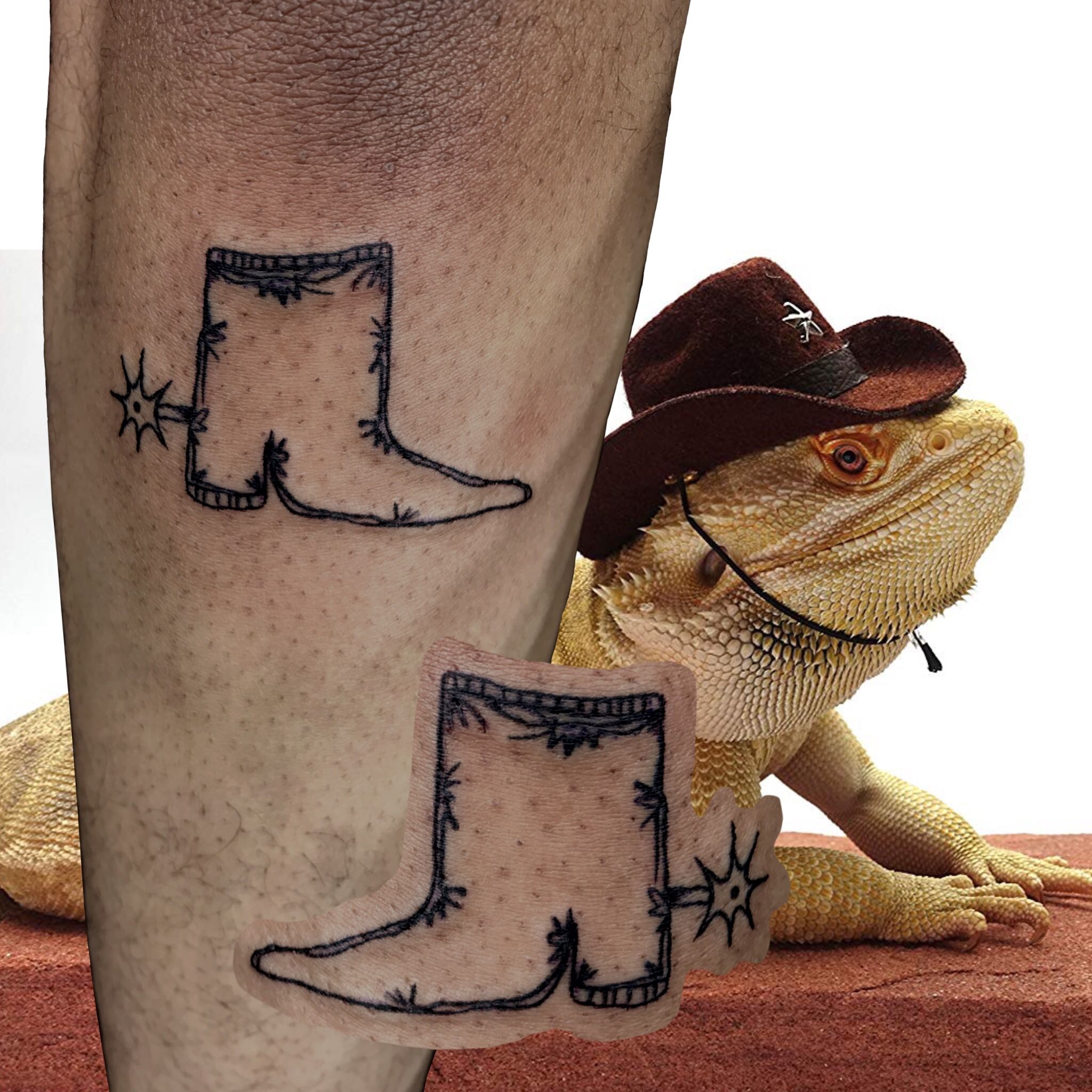 Cowboy Boot Tattoo