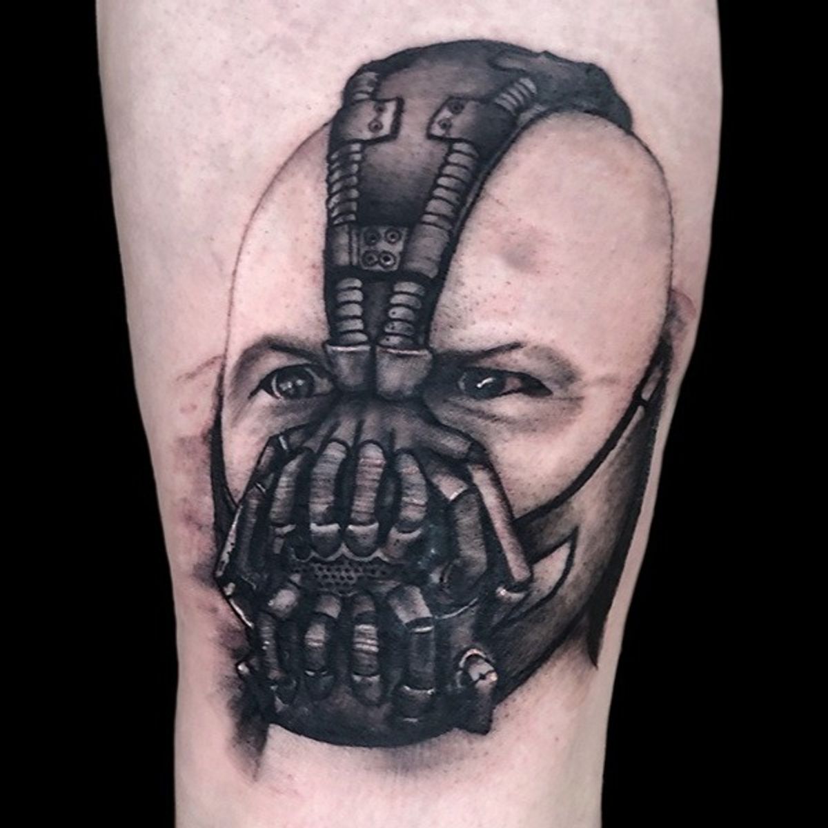 Tattoo uploaded by Loose Screw Tattoo • Bane tattoo done by Jen Bean ...