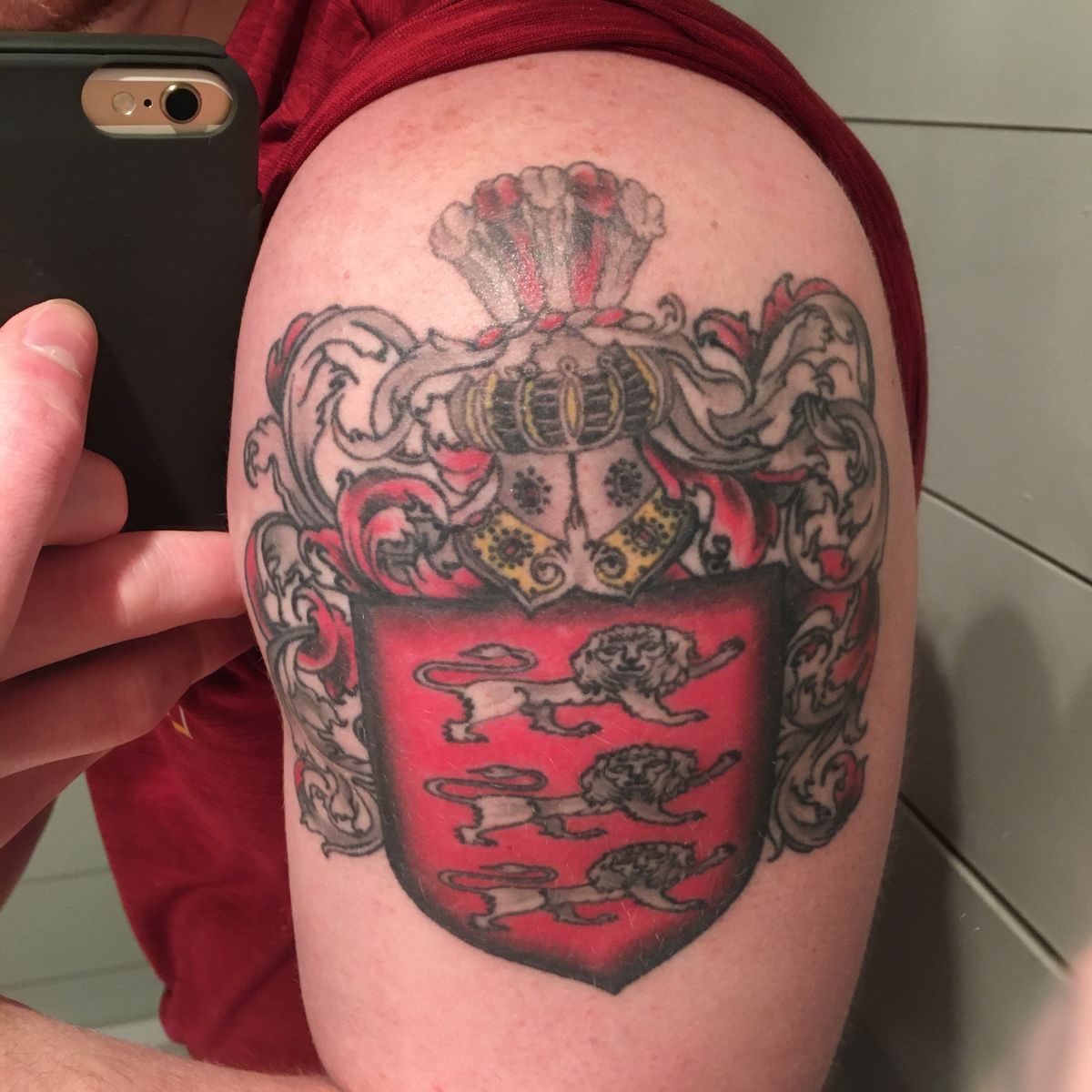Tattoo uploaded by Dominic Coughlin • Coat of Arms • Tattoodo