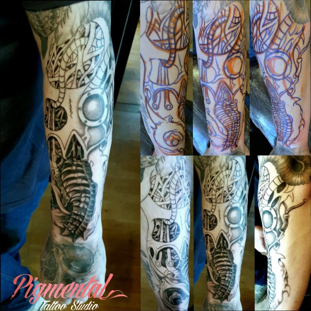 Tattoo uploaded by Pigmental Tattoos • CUSTOM DESIGN - Biomechanical ...
