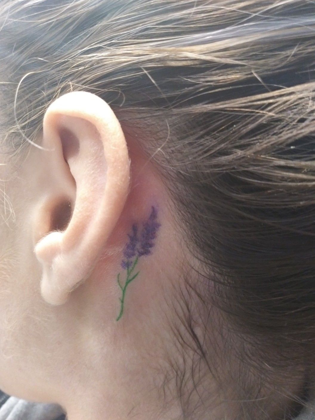 Lavender Sprig Tattoo