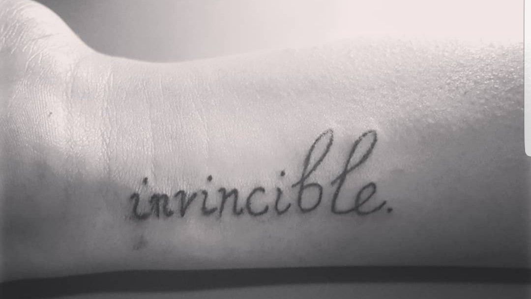 Invincible tattoo - Bronctattooaus.com