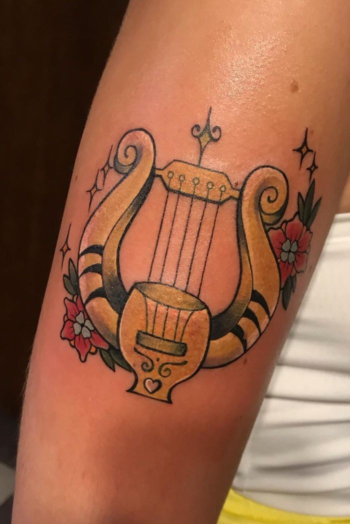 Lyre Tattoo