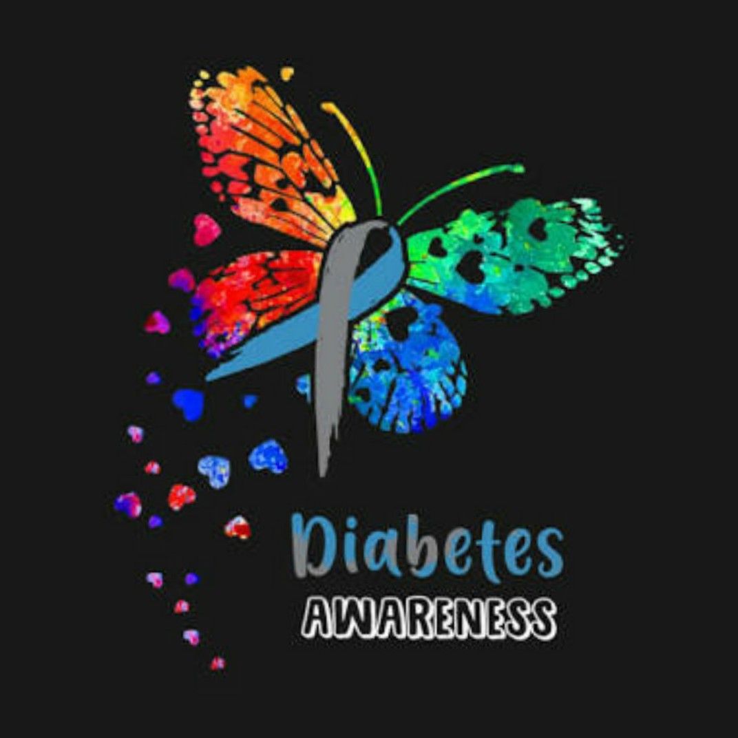 Juvenile Diabetes Butterfly