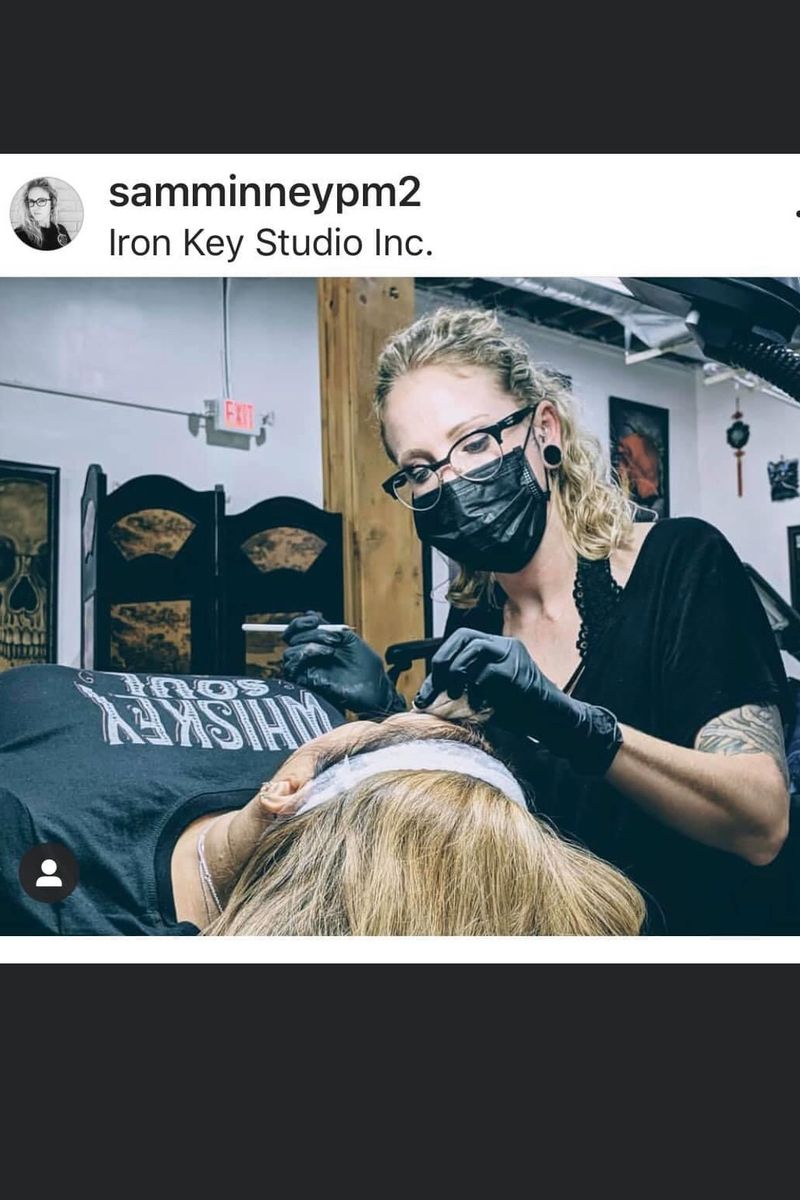 Tattoo uploaded by Iron Key Studio • Permanentmakeup by Sam Minney www ...