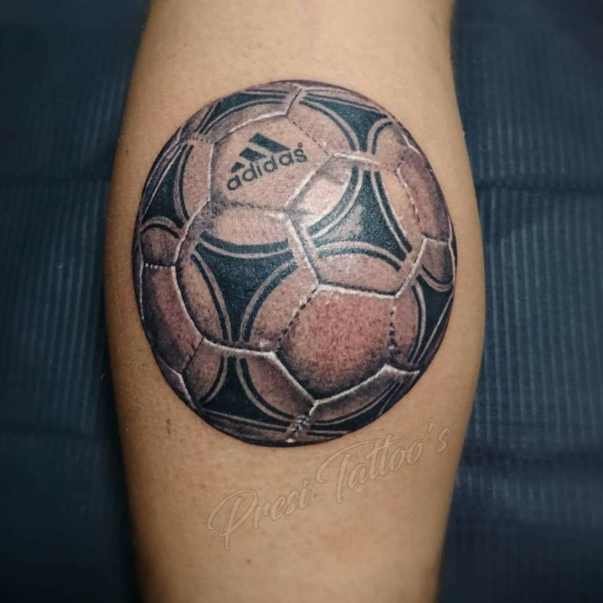 Tattoo uploaded by Presi Tattoos • Balón "Tango" Adidas ⚽ Black and ...