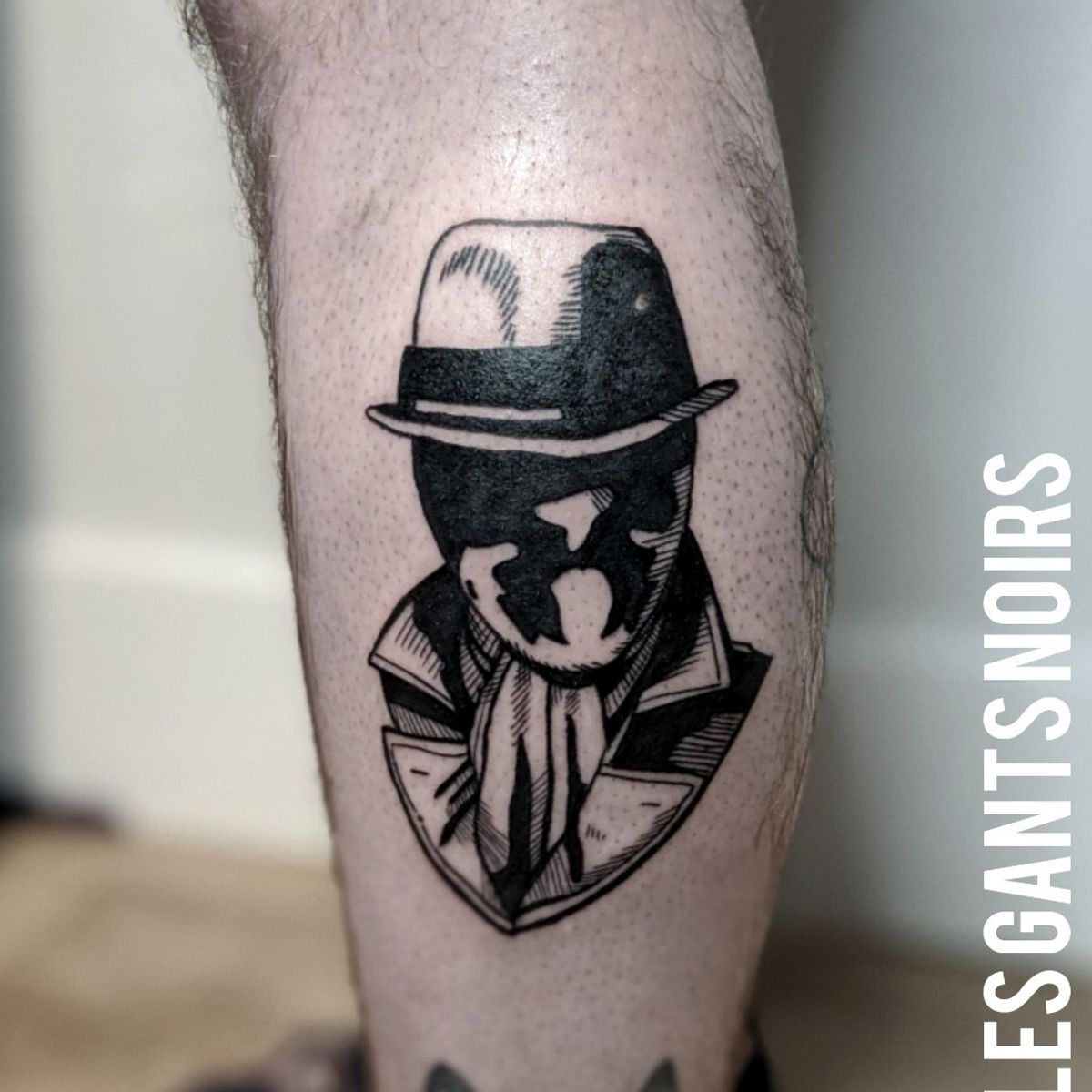 Tattoo uploaded by Les Gants Noirs • Rorschach - Watchmen • Tattoodo