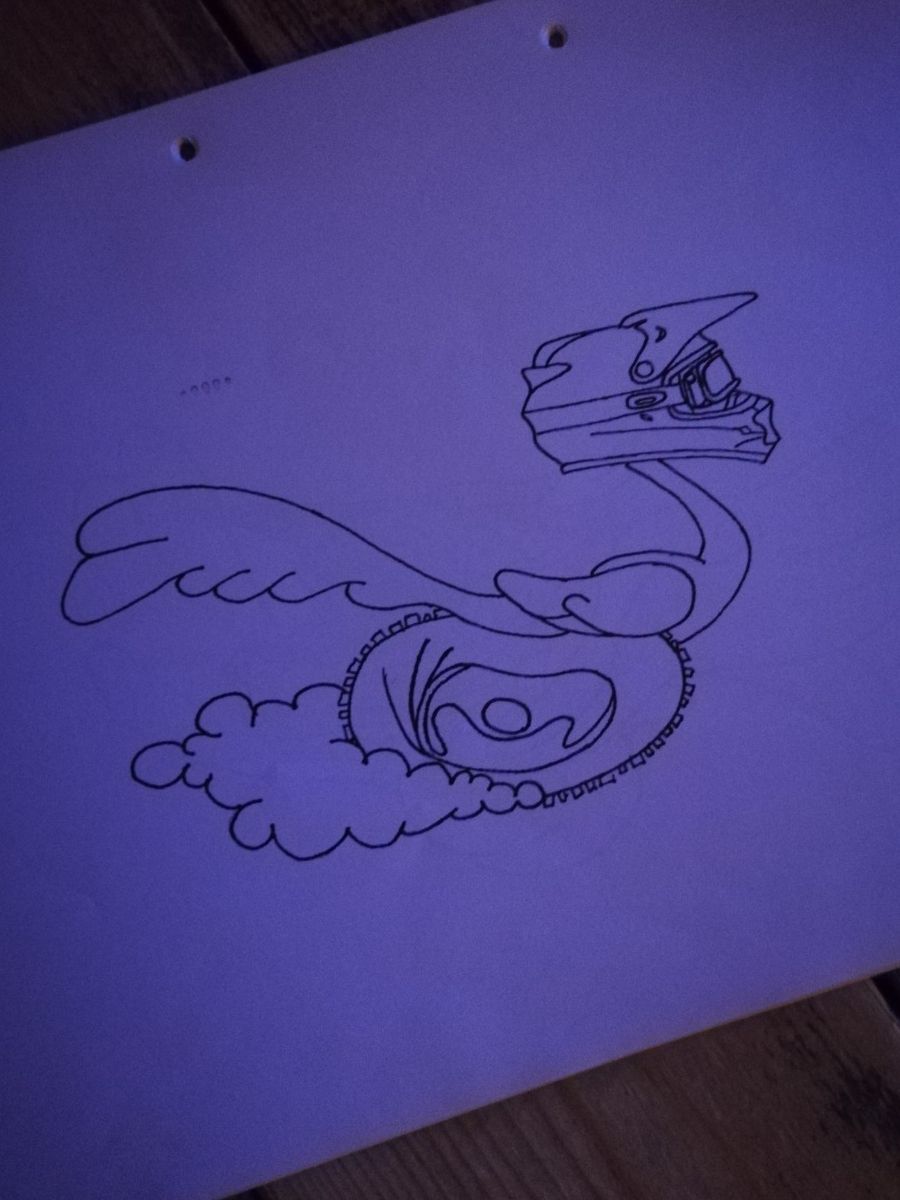 Tattoo uploaded by Bearded men designs • Crosser bird • Tattoodo