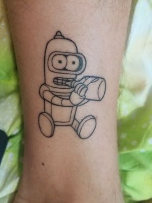Tattoo uploaded by Vadim Zol • Bender.Futurama. • Tattoodo