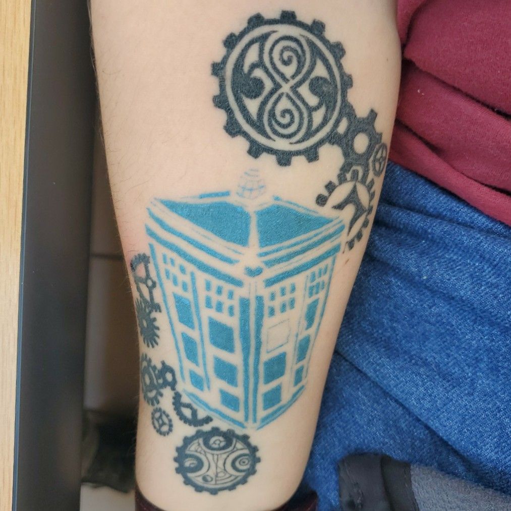 10th Doctor Sonic Screwdriver Tattoo