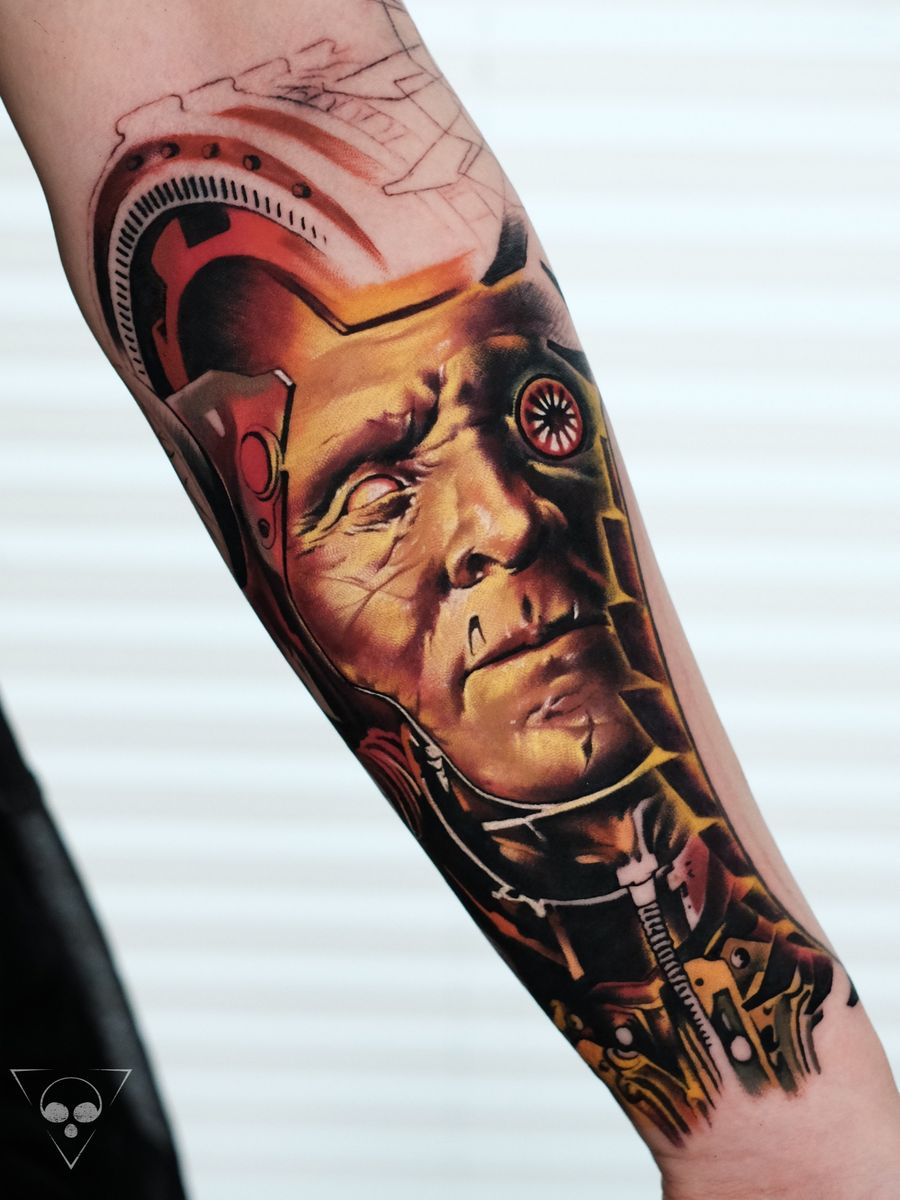 Tattoo uploaded by Michael Litovkin • part of futuristic sleeve project ...