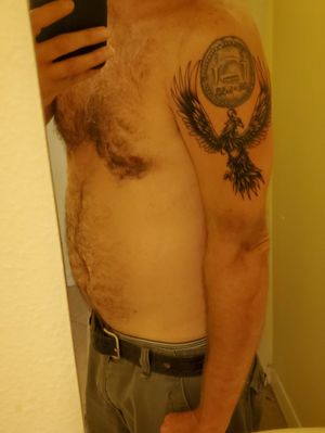 Tattoo uploaded by Jason Goley • 2 tattoos on right shoulder. Eid Mar ...
