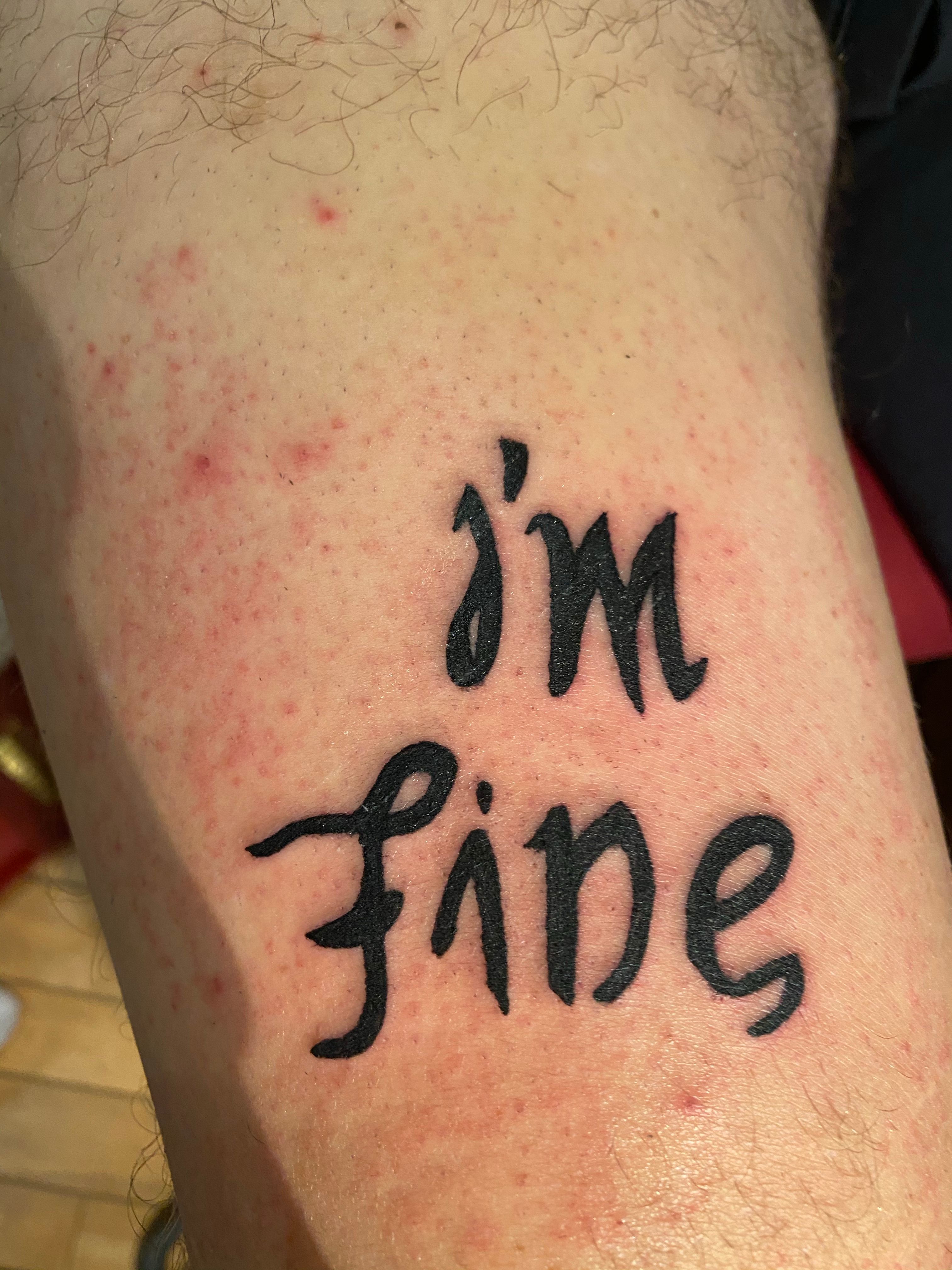Saved Word Tattoo