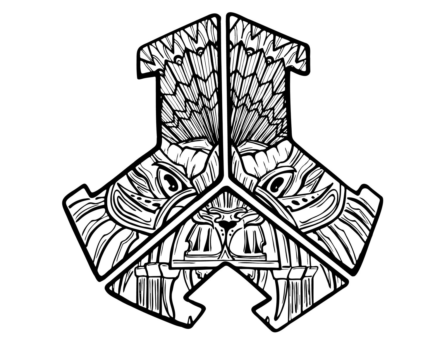 Tattoo uploaded by Snoeebi • Defqon. 1 Vectorized Tattoo template ...