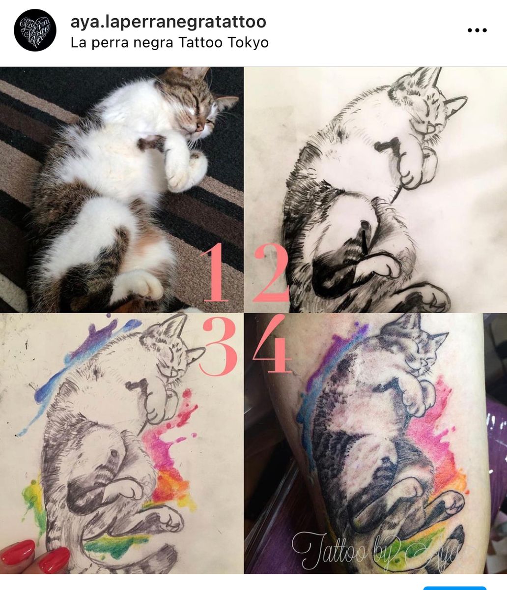 Tattoo uploaded by La perra negra tattoo by Aya • I do design by crusty ...