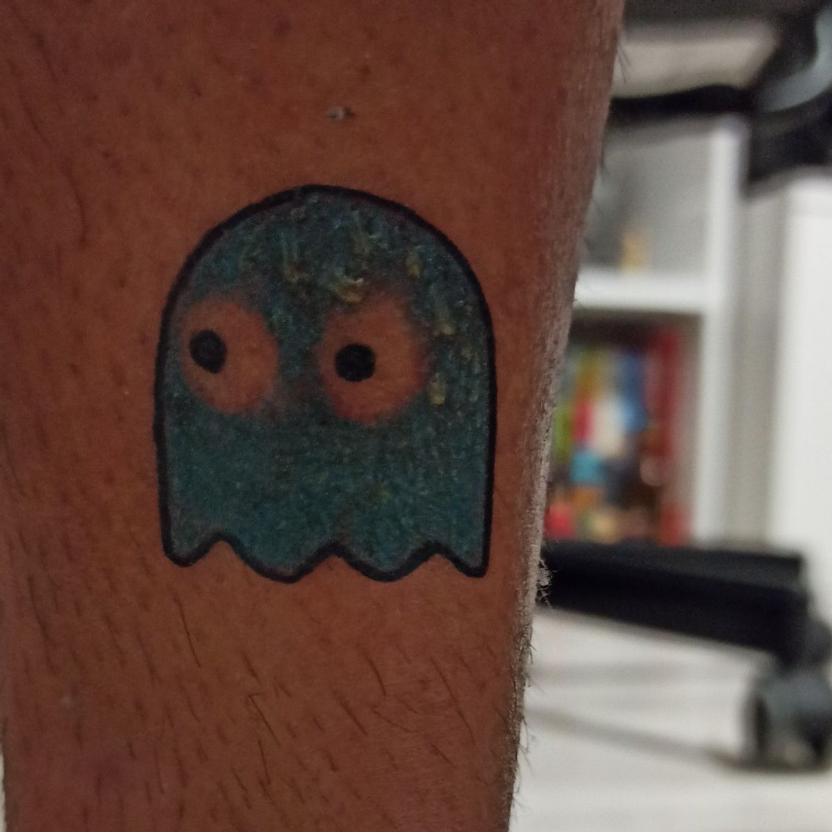 Tattoo uploaded by Víctor • Pac-Man Ghost • Tattoodo