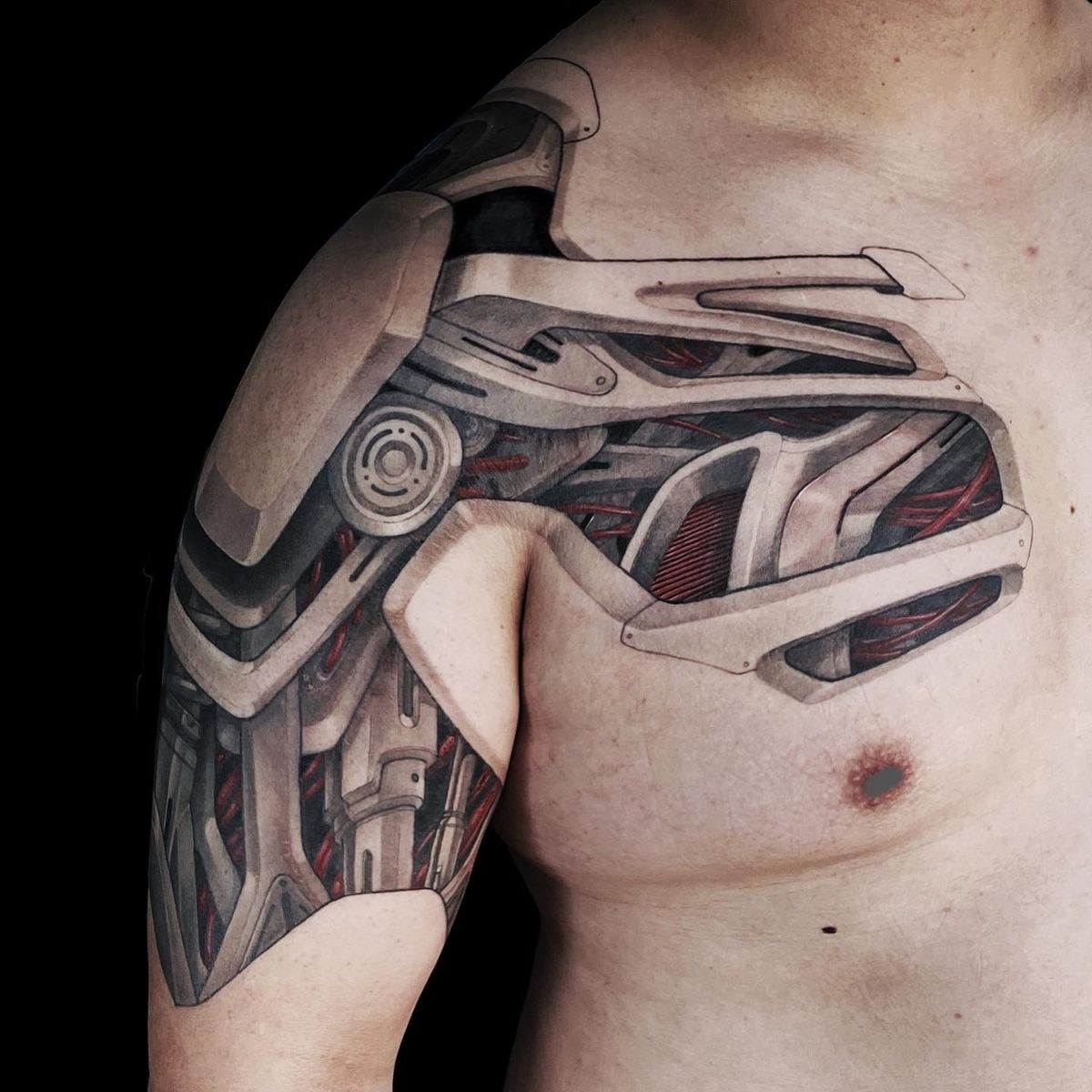 Tattoo uploaded by Daze Lee • Mecha bio mechanical • Tattoodo
