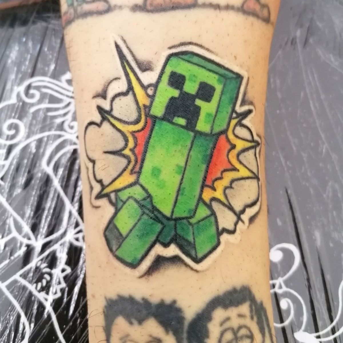 Tattoo uploaded by ClaryScarletTattoo • Minecraft Tattoo • Tattoodo