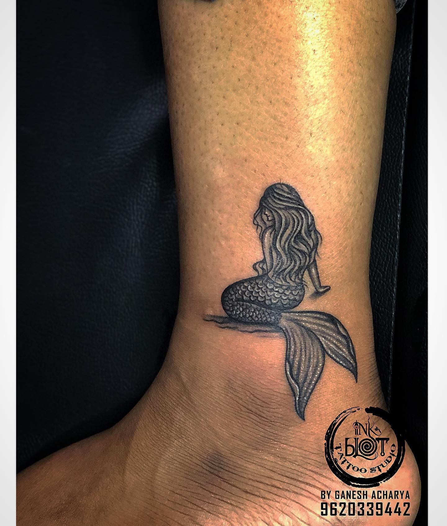 Mermaid Tattoos On Foot