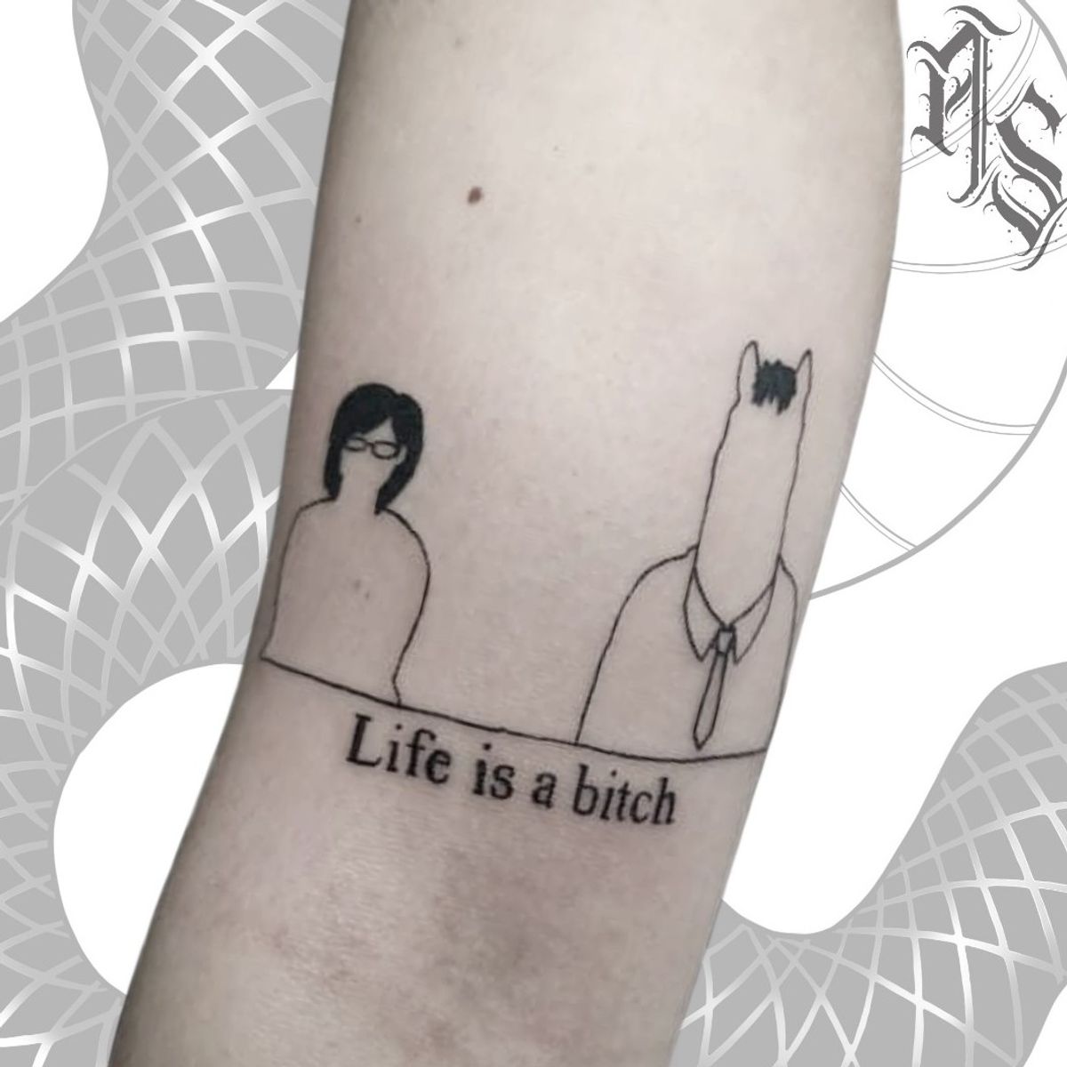 Tattoo uploaded by abbiesnake_ink • Bojack tattoo • Tattoodo