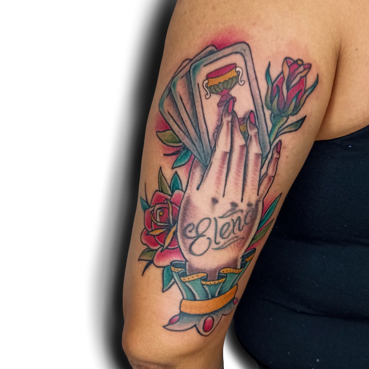Tattoo uploaded by andy.oneto • Hand play cards tattoo • Tattoodo