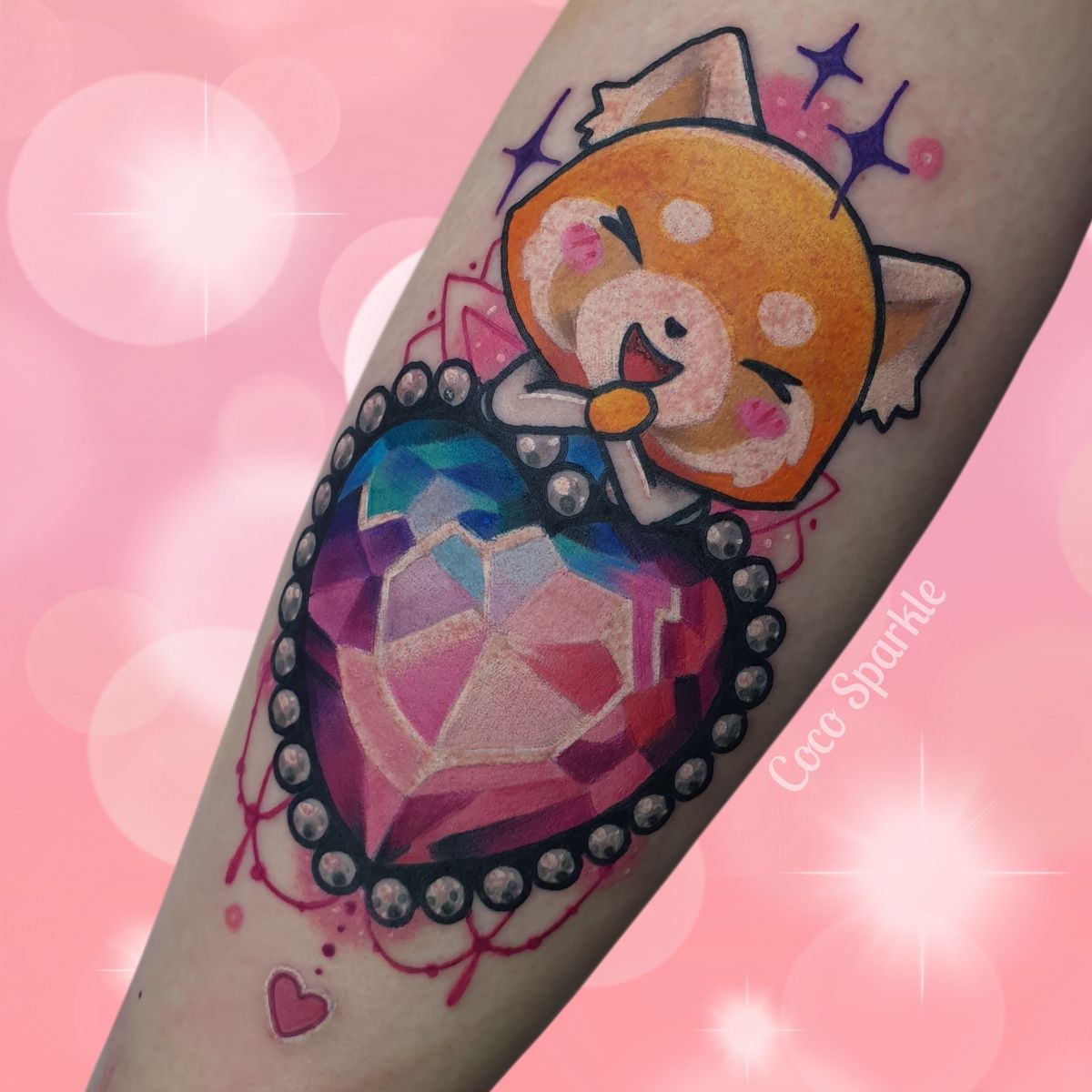 Tattoo uploaded by Coco Sparkle Ink • #aggretsuko #retsuko #jewel # ...