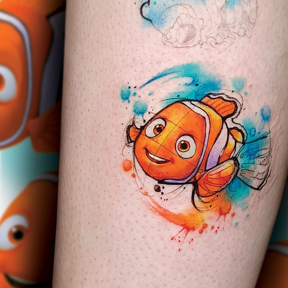 Tattoo uploaded by Balta Paprocki • nemo watercolor • Tattoodo